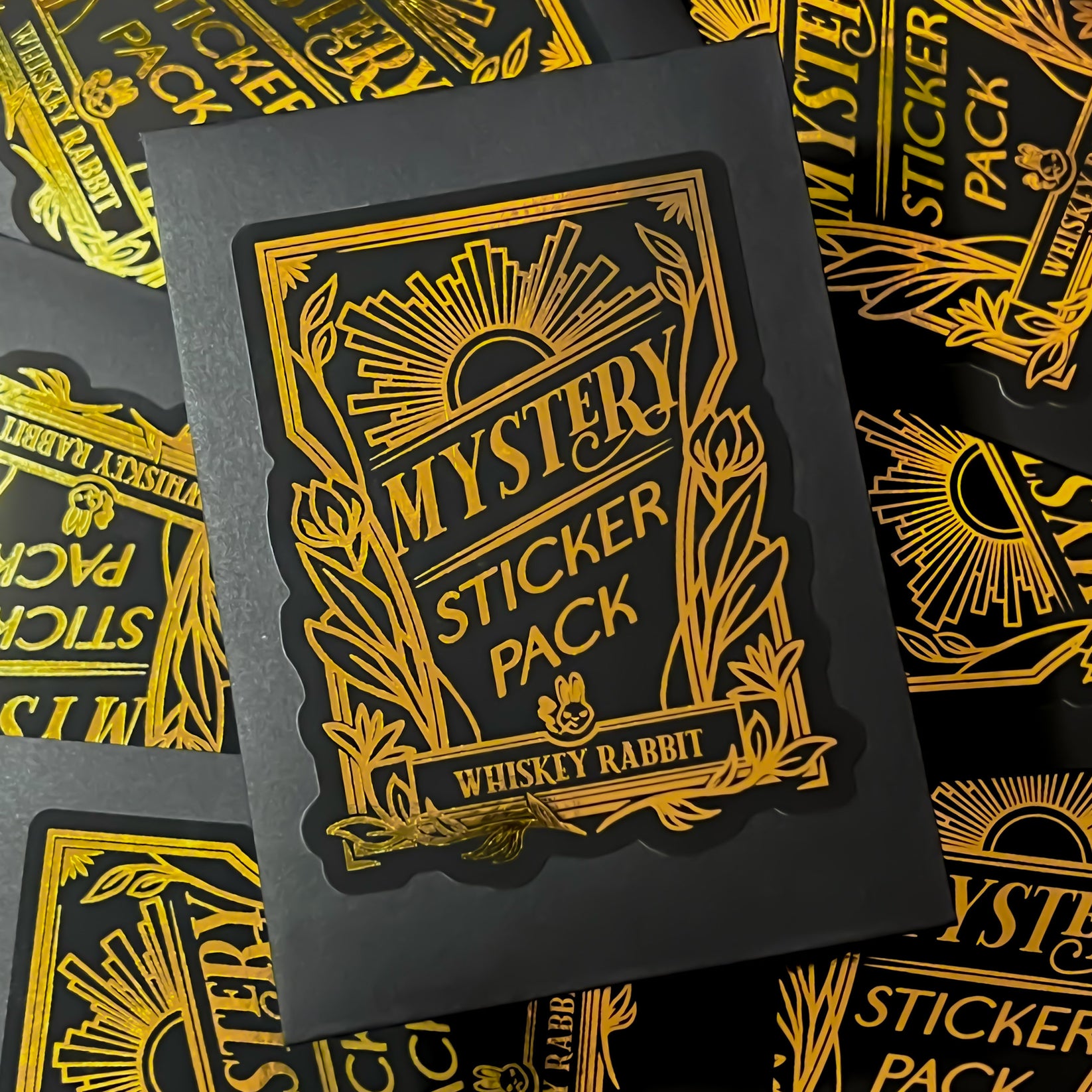 Mystery Sticker Pack – Whiskey Rabbit