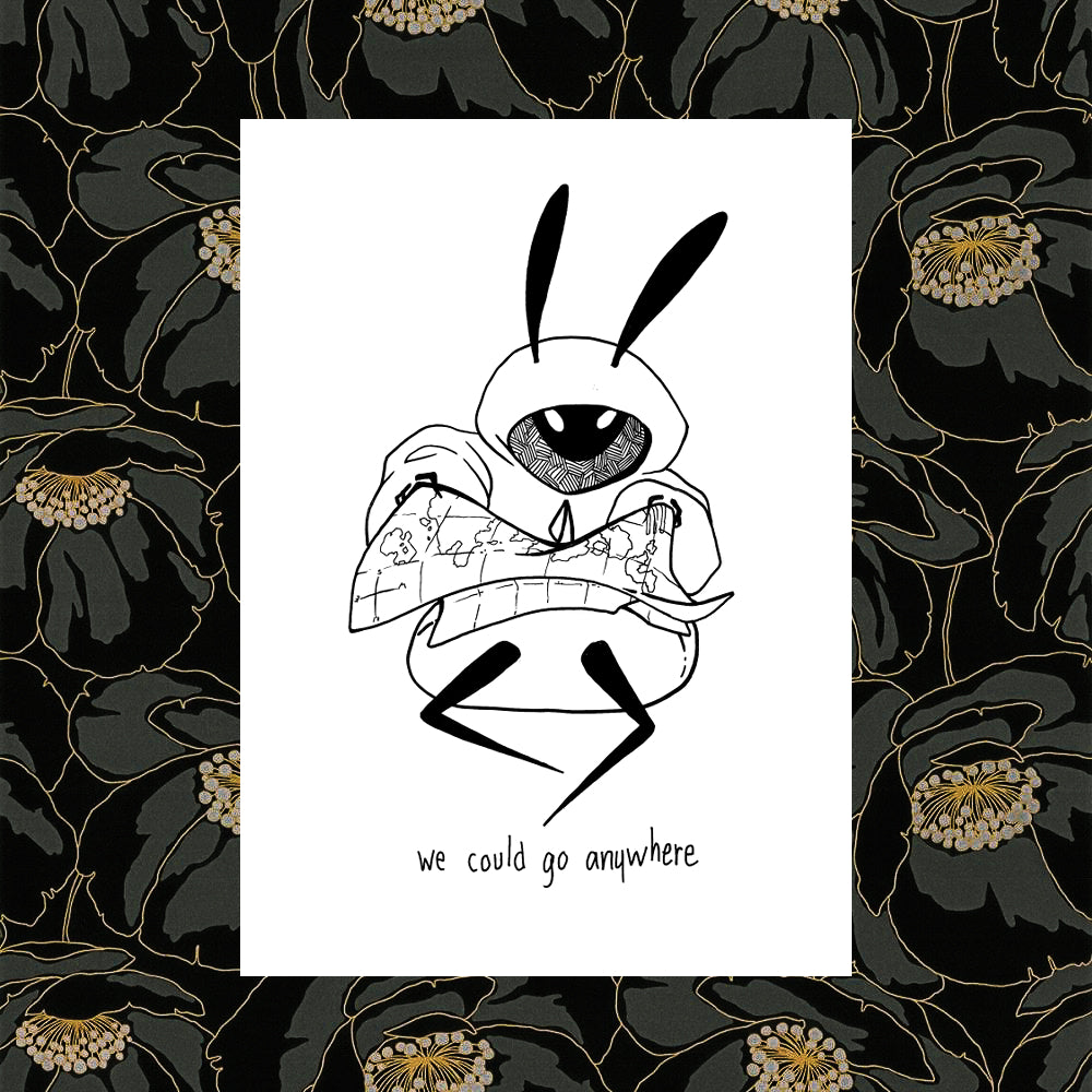 Stickbunny [Anywhere] Art Print – Whiskey Rabbit