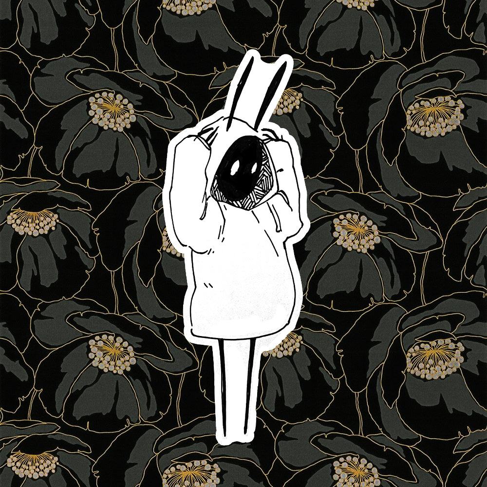 Stickbunny [Ears] Sticker – Whiskey Rabbit