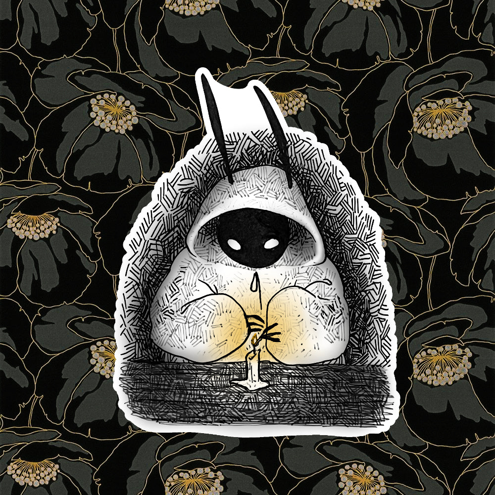 Stickbunny [Candle] Sticker – Whiskey Rabbit