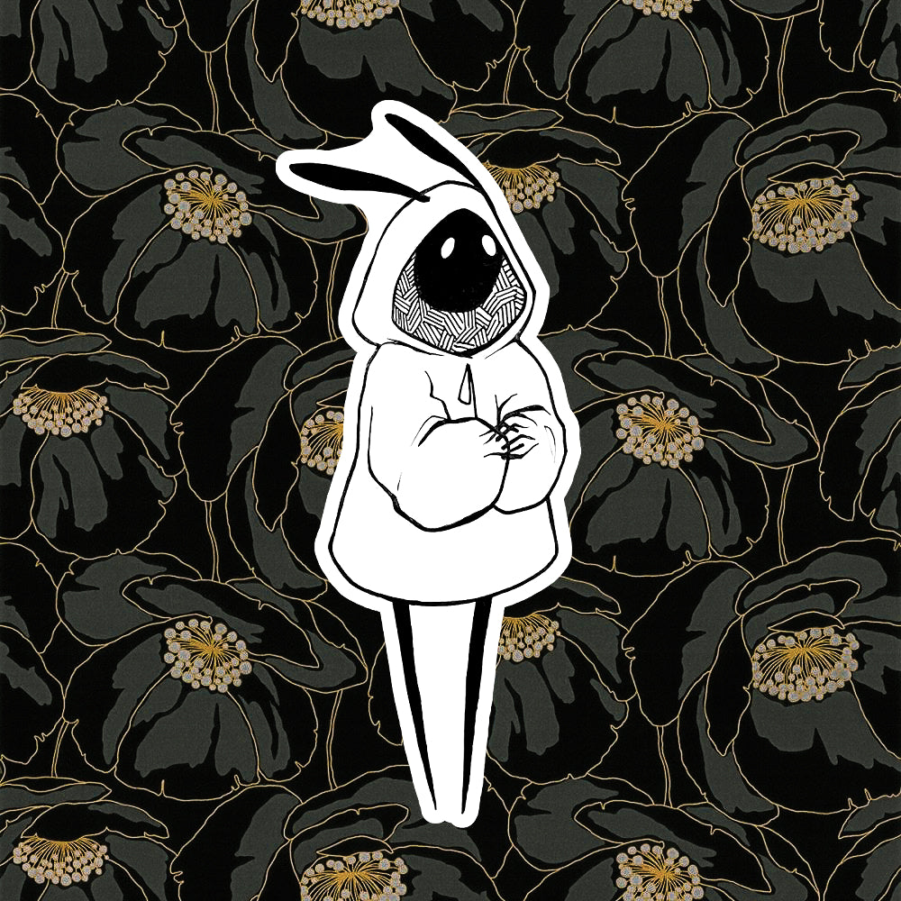 Stickbunny [Empty Space] Sticker – Whiskey Rabbit